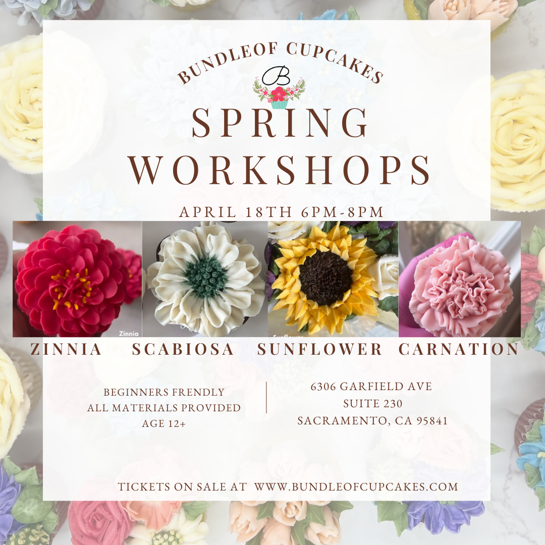 IN PERSON SPRING WORKSHOP-II | Bundle of Cupcakes